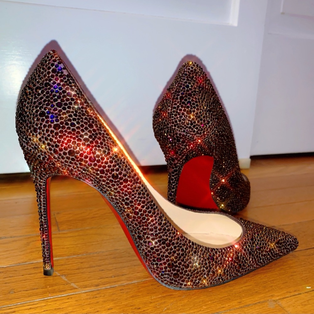Christian Louboutins Swarovski So Kate. Size 38.5 - Gem